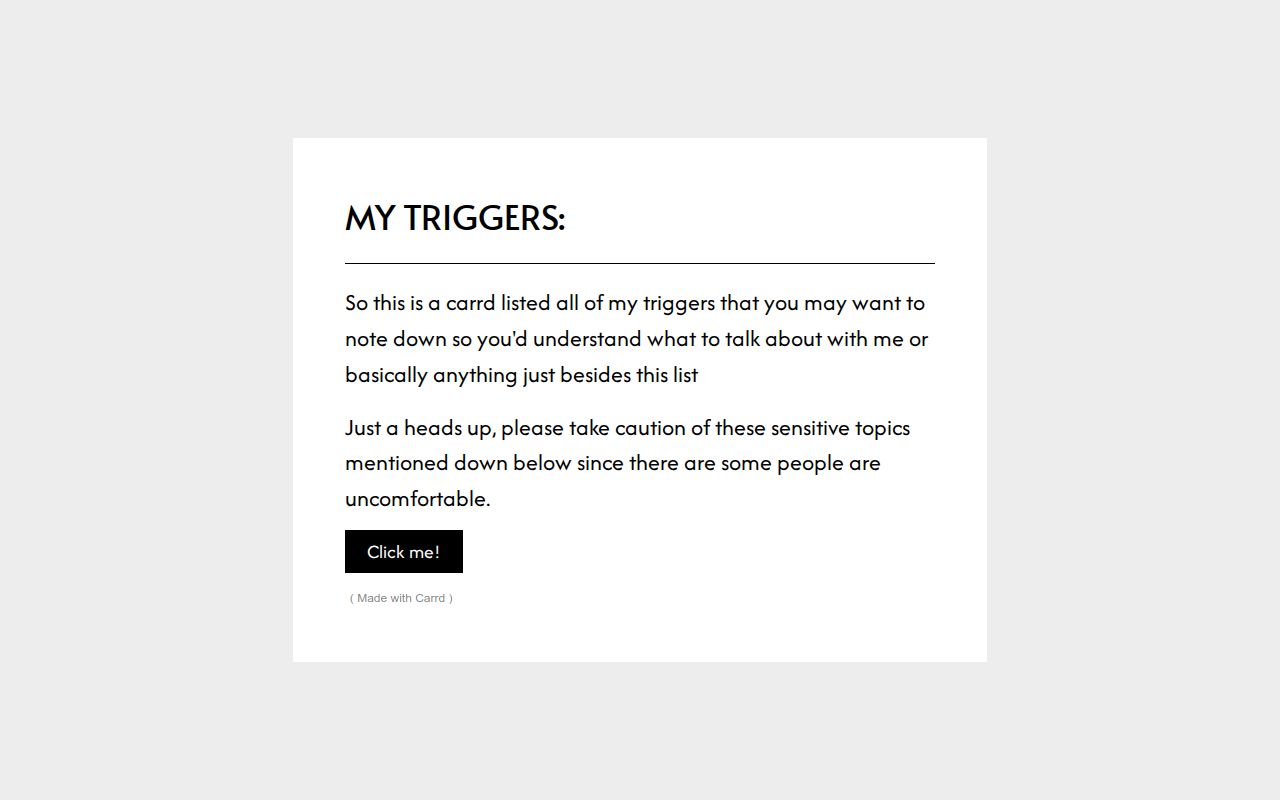 Triggers